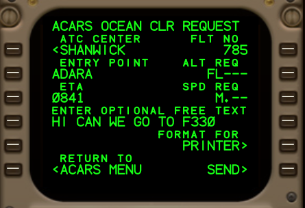 [Alpha] KLM's ACARS Simulation